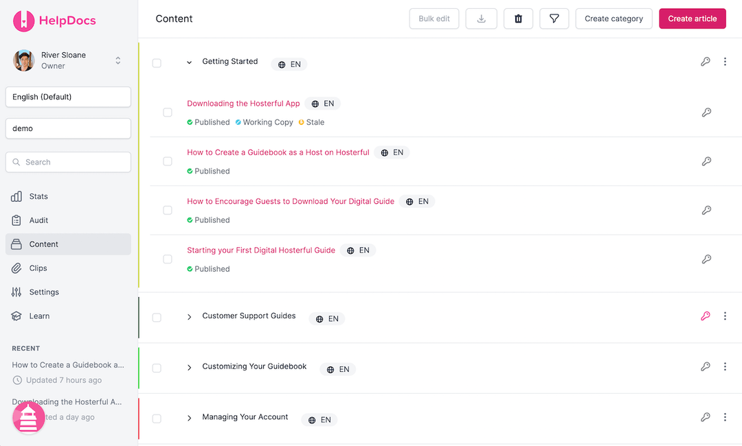 HelpDocs | Knowledge Base Software